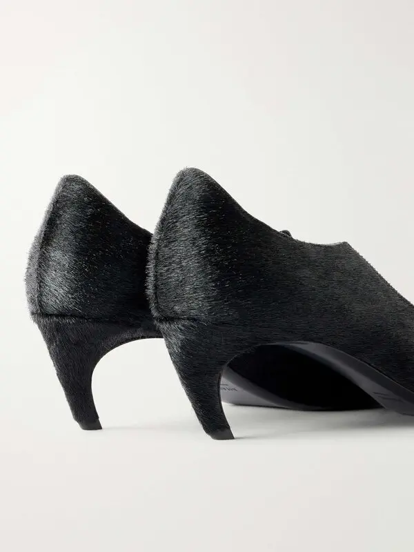 Khaite Valerie 55 Calf Hair Pumps