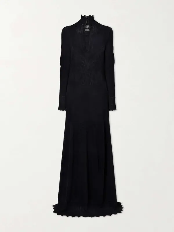 Gabriela Hearst Solace Ribbed-knit Virgin Wool Maxi Dress