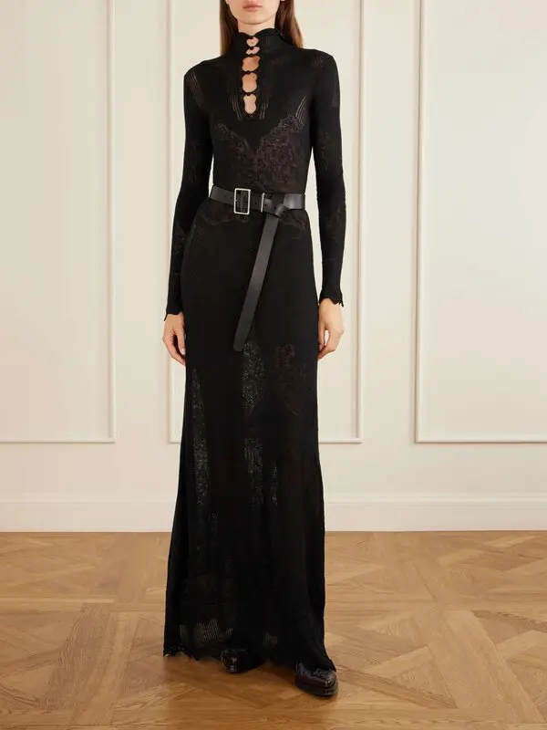 Gabriela Hearst Solace Ribbed-knit Virgin Wool Maxi Dress