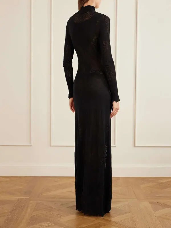 Gabriela Hearst Solace Ribbed-knit Virgin Wool Maxi Dress