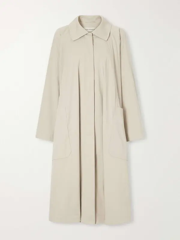 Nour Hammour Jane Graceful Cotton-blend Coat