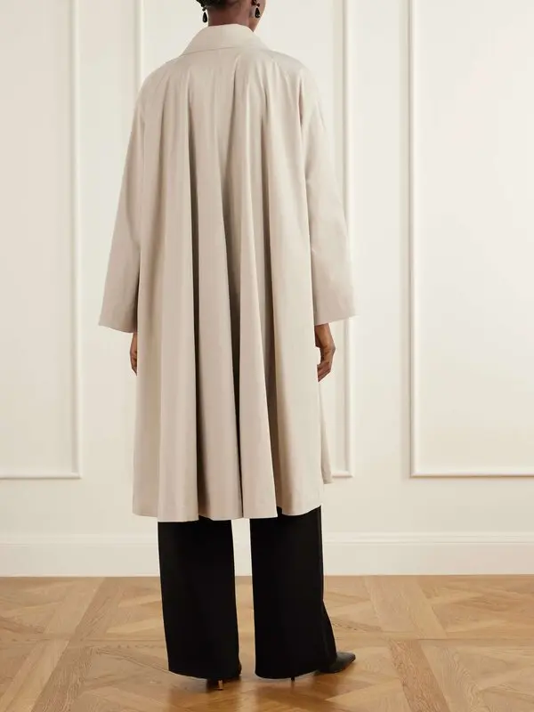 Nour Hammour Jane Graceful Cotton-blend Coat