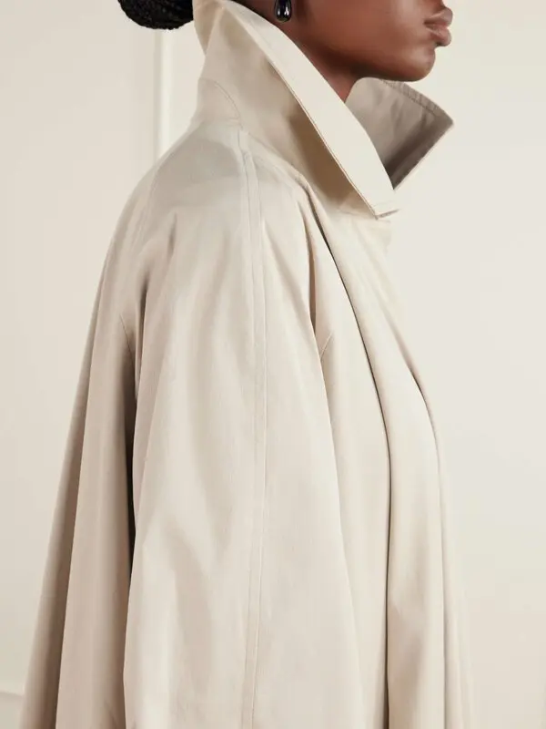 Nour Hammour Jane Graceful Cotton-blend Coat