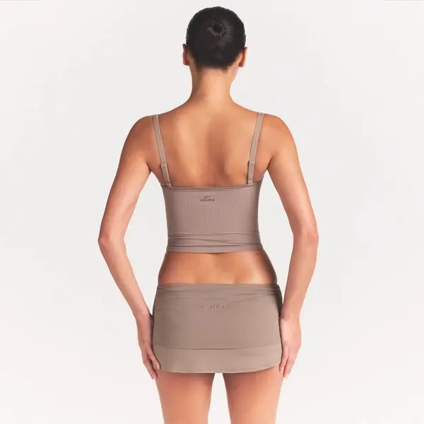 SKIMS Cami Top | Grey | | Nike Ribbed Seamless