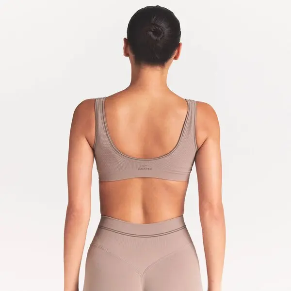 SKIMS Micro Scoop Bra | Grey | | Nike Ribbed Seamless