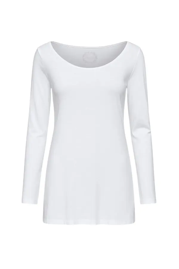 CONQUISTA Classic Scoop-neck Long-sleeve Tunic