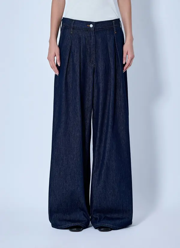 Dries Van Noten Wide-leg Denim Trousers