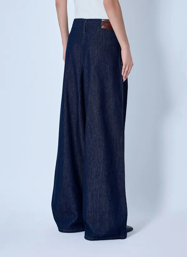Dries Van Noten Wide-leg Denim Trousers
