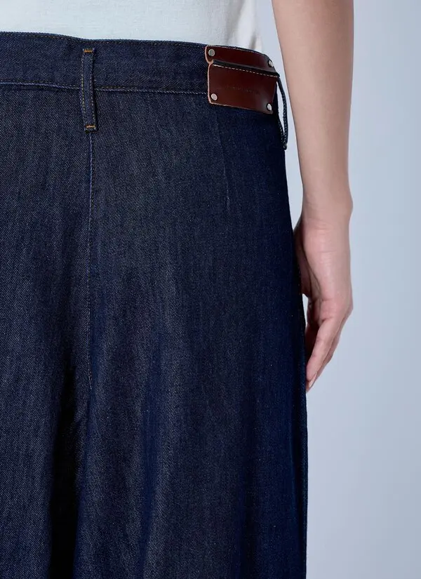 Dries Van Noten Wide-leg Denim Trousers