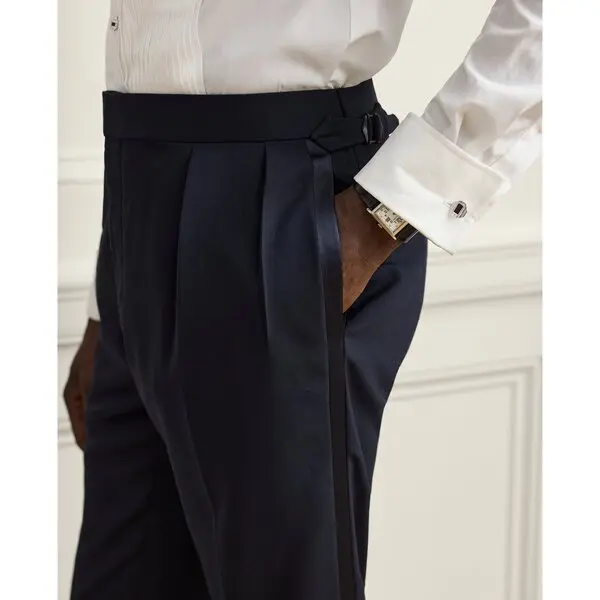 Ralph Lauren Gregory Hand-tailored Tuxedo Trouser