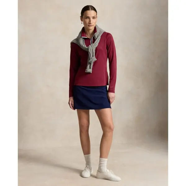 Ralph Lauren Quarter-zip Long-sleeve Polo Shirt