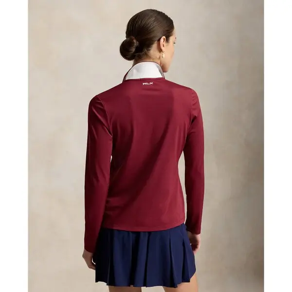 Ralph Lauren Quarter-zip Long-sleeve Polo Shirt