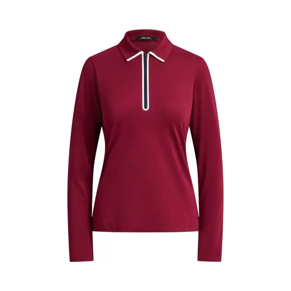 Ralph Lauren Quarter-zip Long-sleeve Polo Shirt