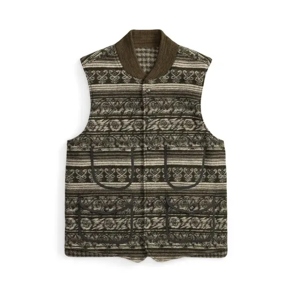 Ralph Lauren Reversible Double-knit Jacquard Vest
