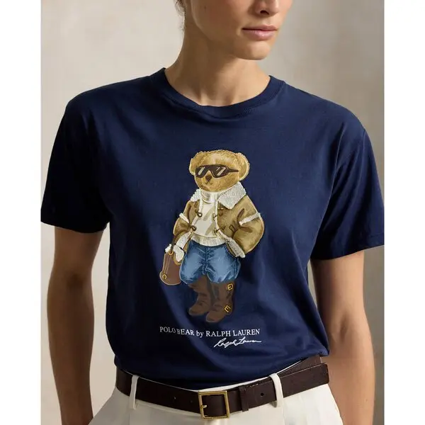 Ralph Lauren Winter Polo Bear Cotton Jersey Tee