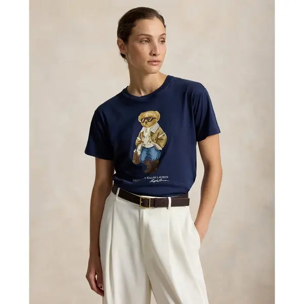 Ralph Lauren Winter Polo Bear Cotton Jersey Tee