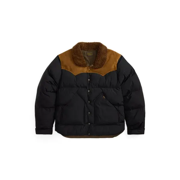 Ralph Lauren Quilted Shearling-collar Jacket