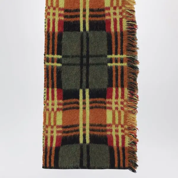Dries Van Noten Patchwork Scarf In Wool And Alpaca Blend