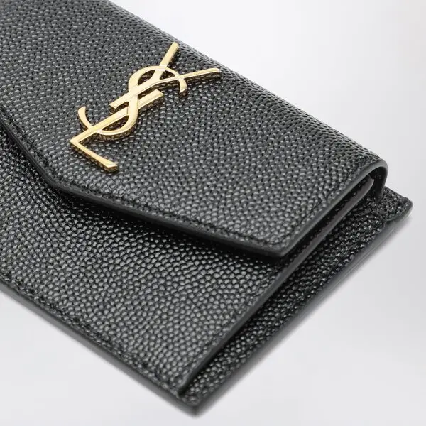 Saint Laurent Wallet In Grained Leather