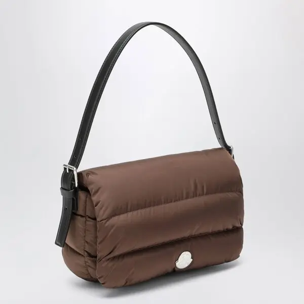 Moncler Caradoc Nylon Shoulder Bag - Burgundy
