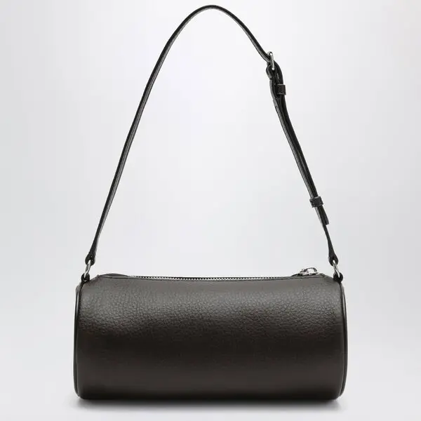 Stella McCartney Chocolate Logo Bowling Bag In Faux Leather