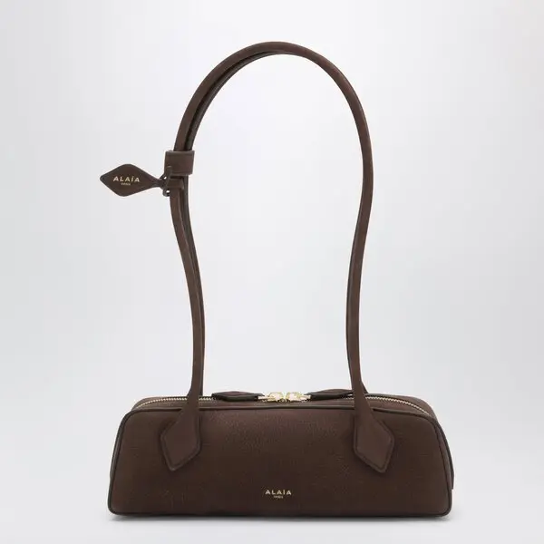 Alaïa Le Teckel Small Nubuck Bag - Brown