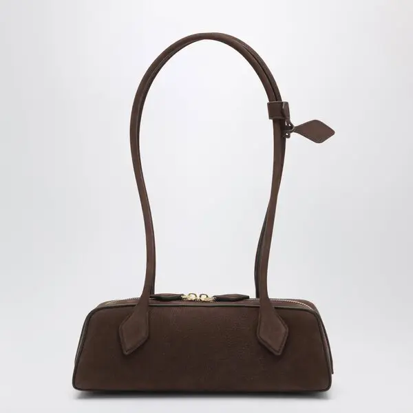Alaïa Le Teckel Small Nubuck Bag - Brown