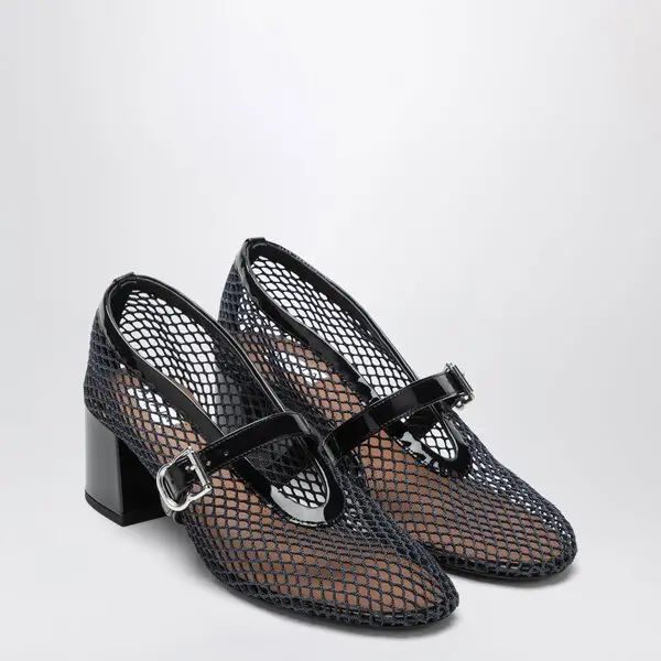 Alaïa Mary Jane 55 Midnight Mesh - Blue