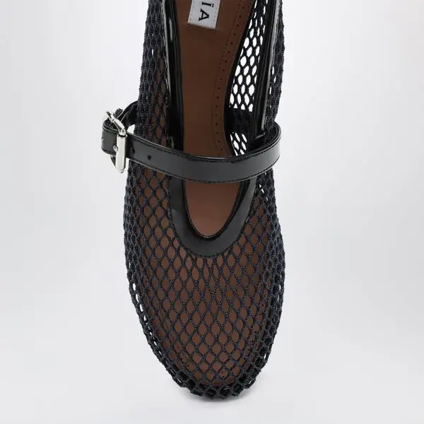 Alaïa Mary Jane 55 Midnight Mesh - Blue