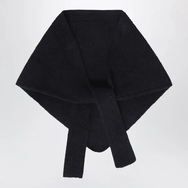 Jacquemus Gros Grain Scarf In Alpaca Blend
