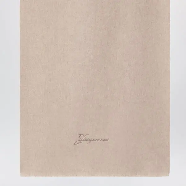 Jacquemus Wool And Cashmere Suit Scarf