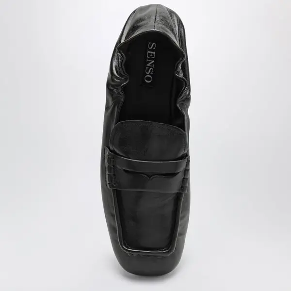Senso Ebony Astro Leather Loafers