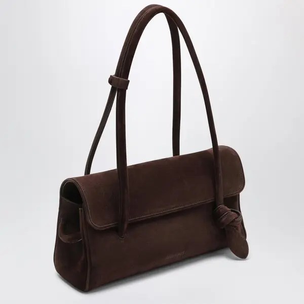 Jacquemus Turismo Shoulder Bag In Suede