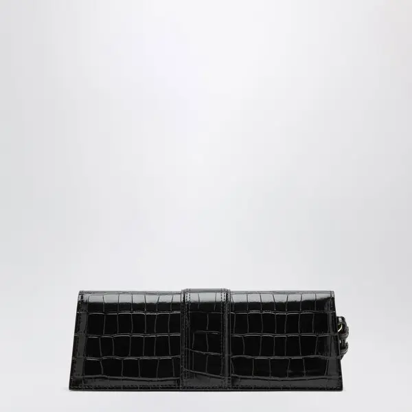 Jacquemus Le Bambino Pouch In Crocodile-effect Leather