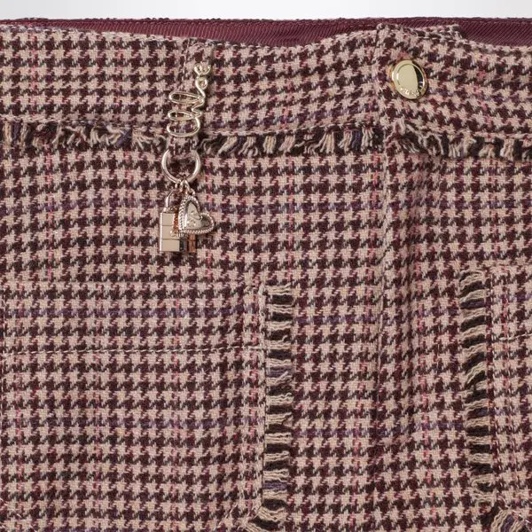 Chloé Checked Wool Trousers