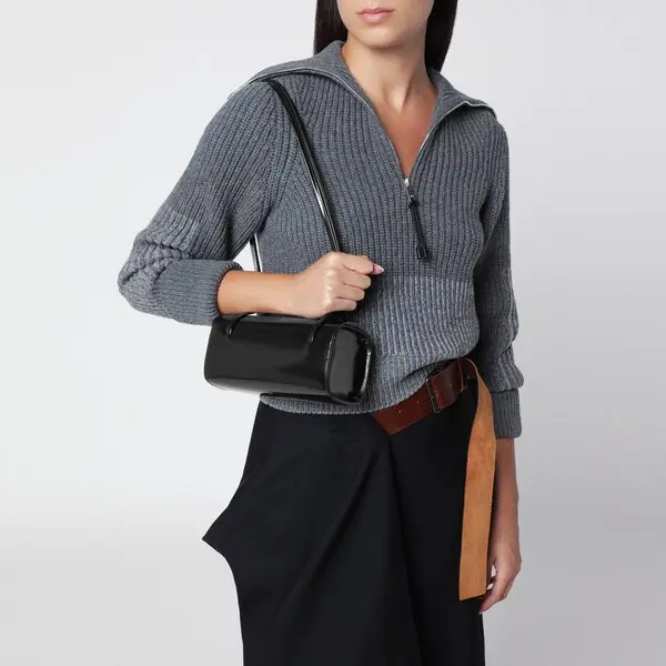 FANE Mie Shoulder Bag In Brushed Leather