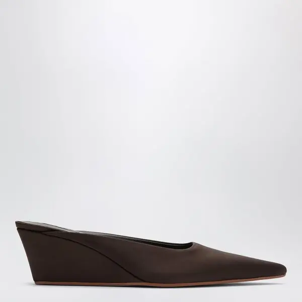 Senso Chocolate Uriela Satin Mules - Brown