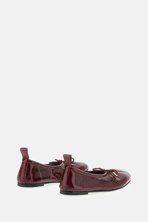ALOHAS Ballerine Rosalind In Pelle Lucida - Red