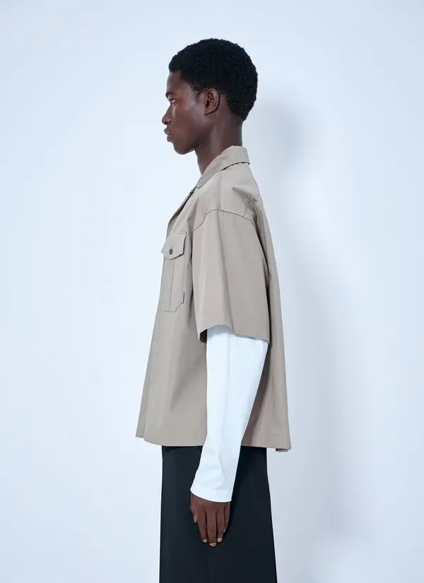 Balenciaga Short-sleeve Button-down Shirt
