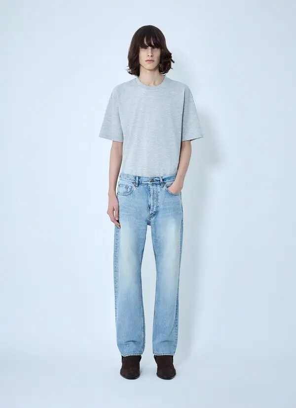 Saint Laurent Loose Straight Mid-rise Jeans