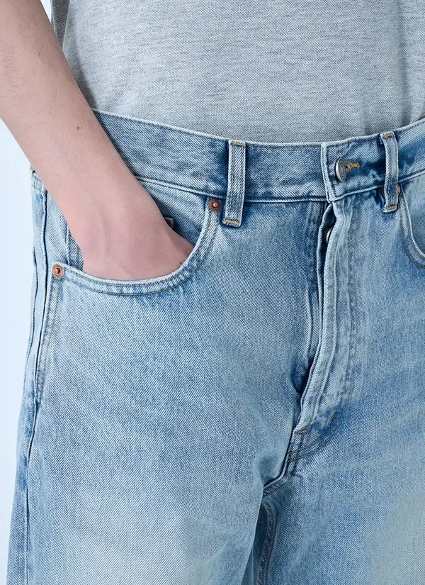 Saint Laurent Loose Straight Mid-rise Jeans