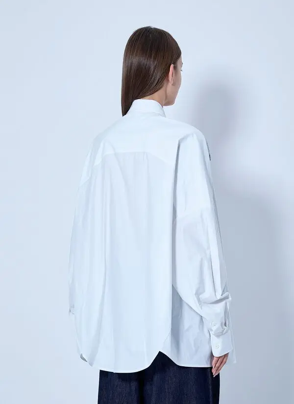 Dries Van Noten Embroidered Casia Oversized Shirt
