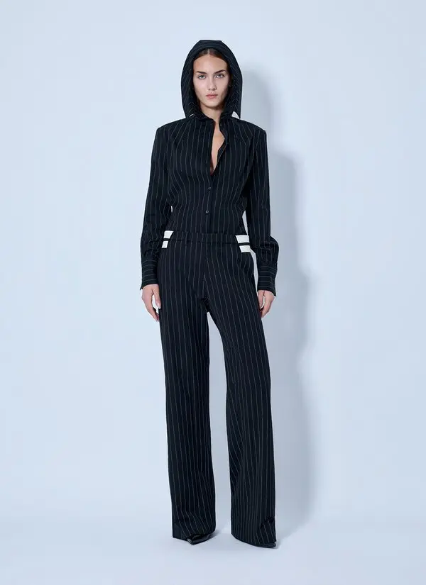 JEAN PAUL GAULTIER Hooded Striped Shirt