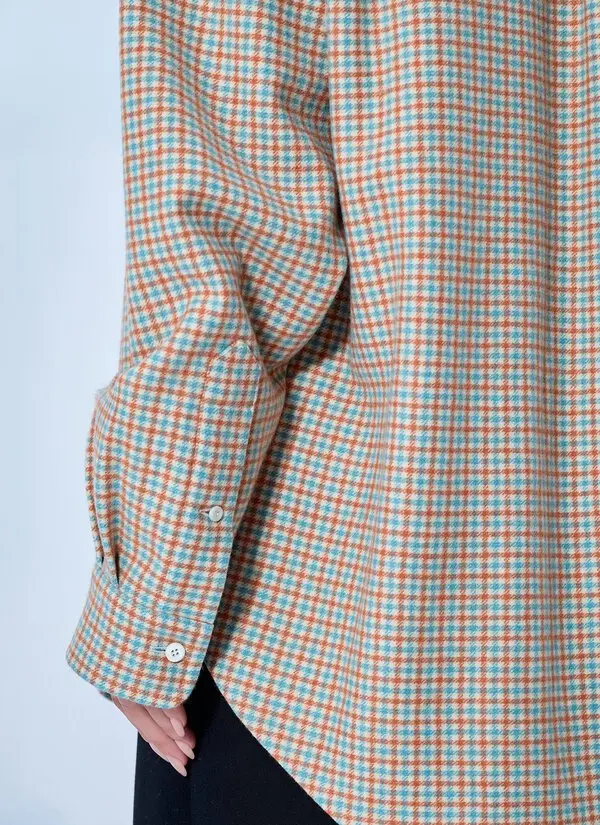 Miu Miu Checked Cotton Shirt