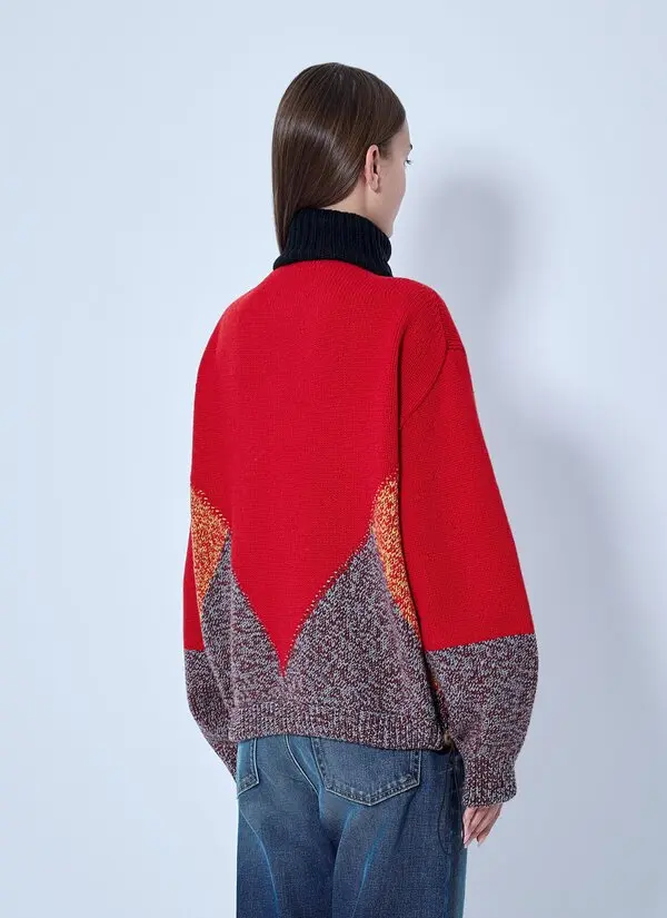 Marni Zippered Knit Sweater