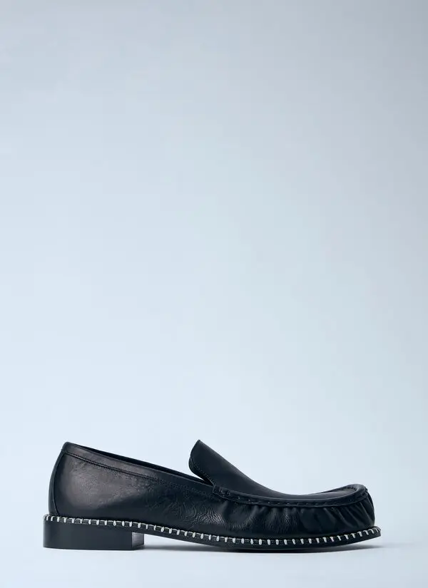 Dries Van Noten Leather Loafers - Black