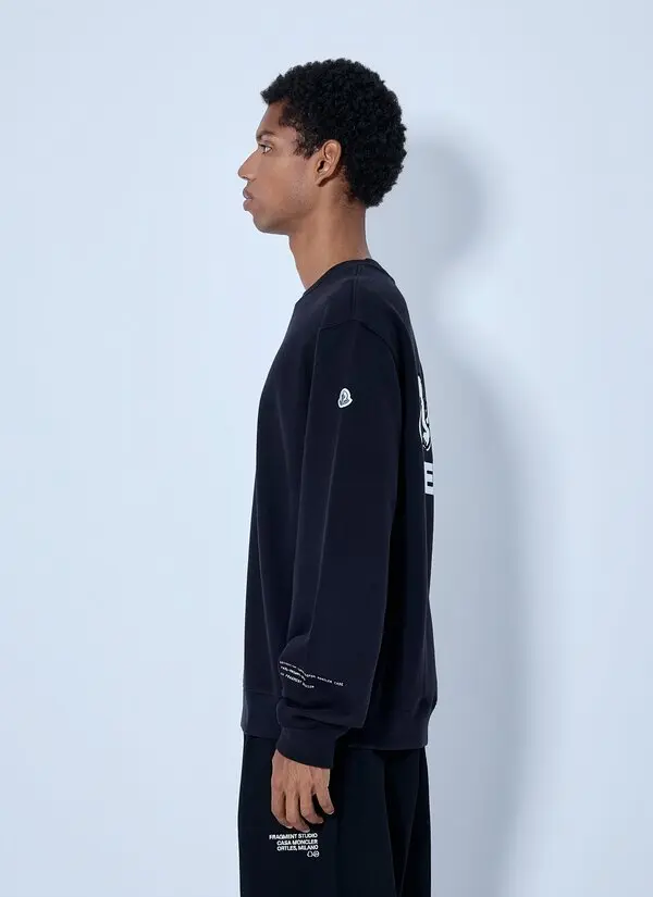 Moncler X Frgmt Hiroshi Fujiwara Logo Print Sweatshirt