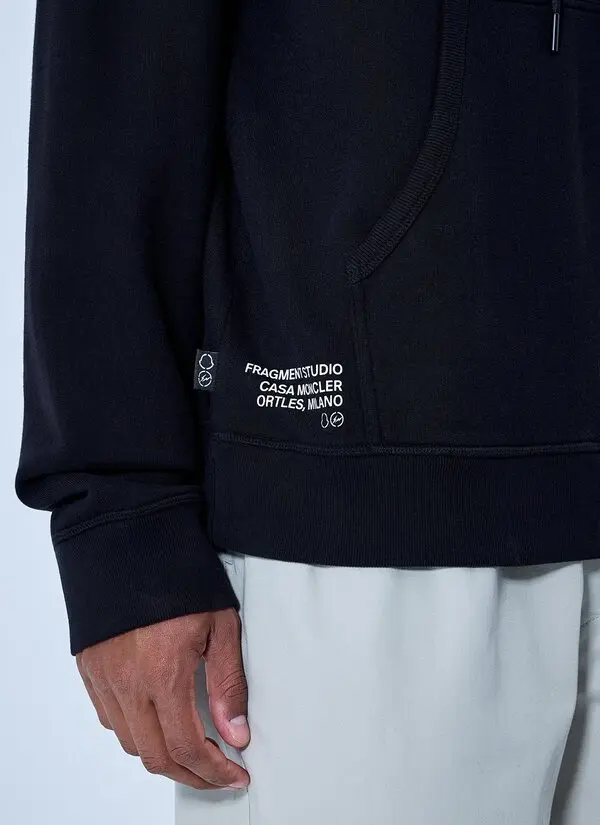 Moncler X Frgmt Hiroshi Fujiwara Hooded Sweatshirt With Patch Detail