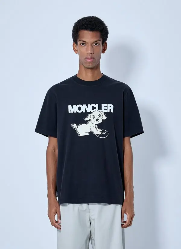 Moncler X Frgmt Hiroshi Fujiwara Graphic Logo T-shirt - Black