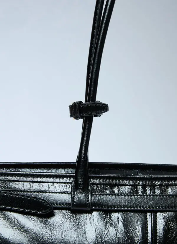 Prada Extra Large Bonnie Shoulder Bag - Black